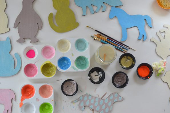 Patterned Cardboard Animals with Templates - ARTBAR