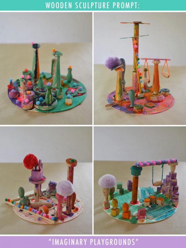 Wooden Sculpture Prompt: Imaginary Playgrounds - ARTBAR