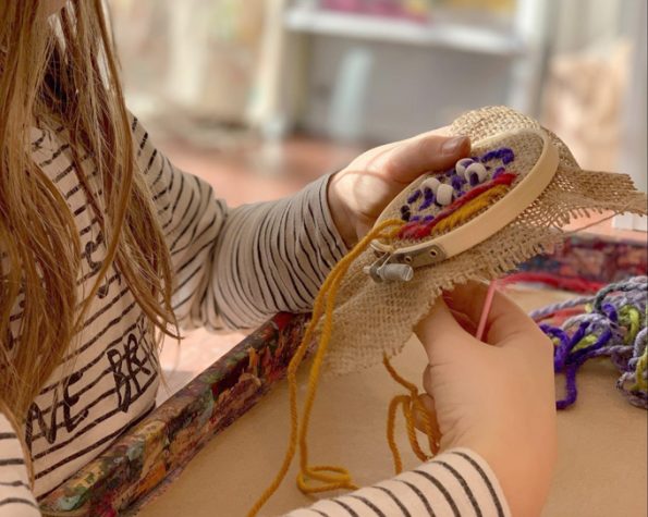 Embroidery and Stitching with Kids - ARTBAR