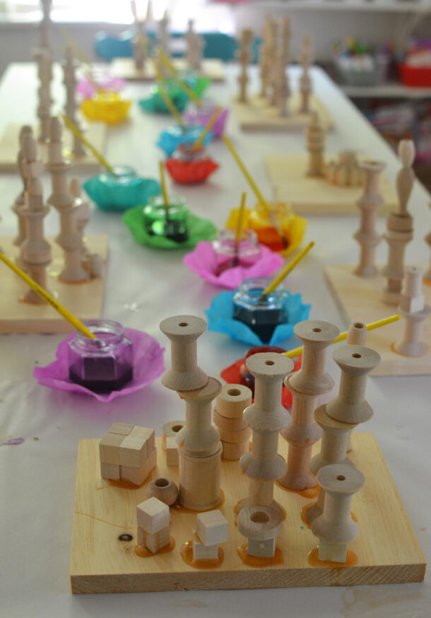 Mixed-Media Wooden Structures - ARTBAR