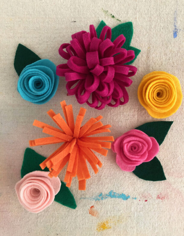 Make Frida Kahlo Felt Flower Crowns - ARTBAR