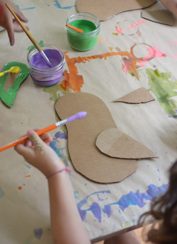 Cardboard Bird Sculptures - ARTBAR