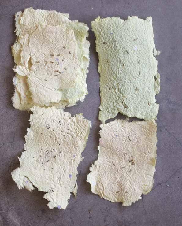 Make homemade paper with kids. - ARTBAR