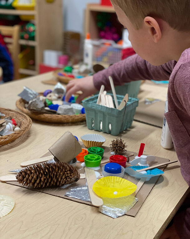 Recycled Collage Making with Preschoolers - ARTBAR