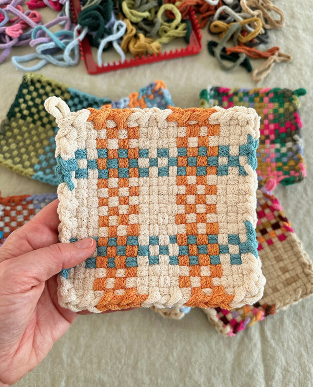 Potholder Weaving with Cotton Loops - ARTBAR