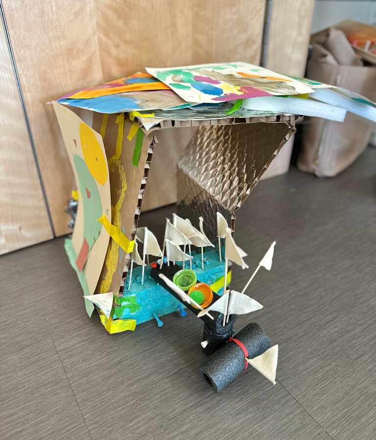 Process Art with Recyclables: Collaborative & Big! - ARTBAR